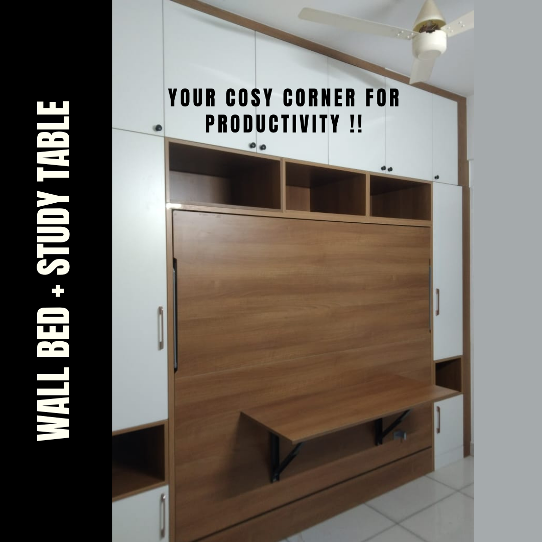 Bed + Study Table: Your Cosy Corner for Productivity – InvisibleBed.com