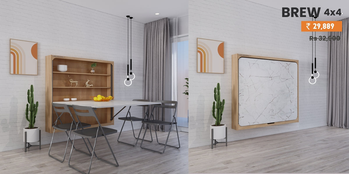 Wall Mounted iDesk with Storage – InvisibleBed.com