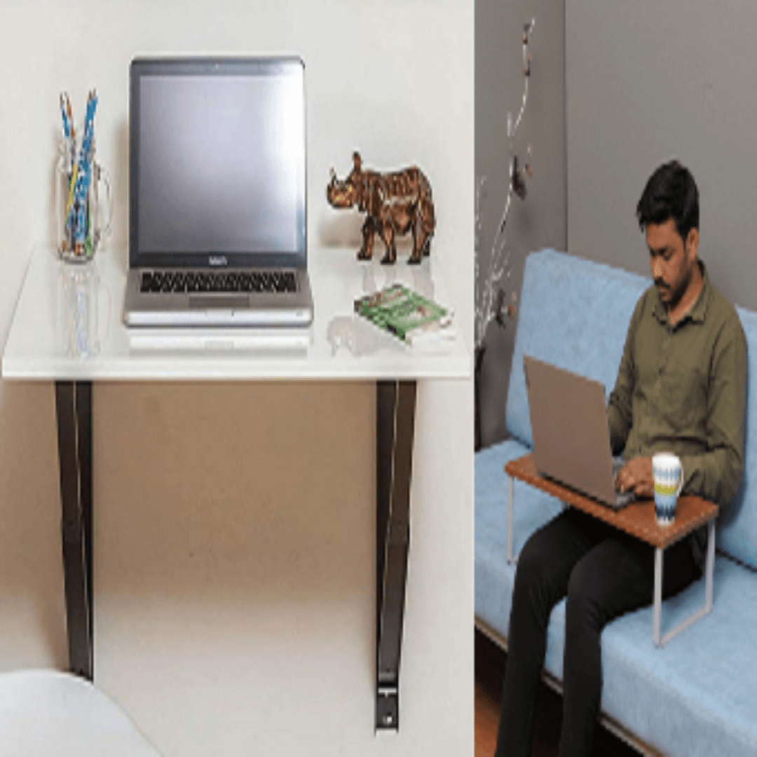 Medium Wall Mounted iDesk with Aries Lapdesk – InvisibleBed.com