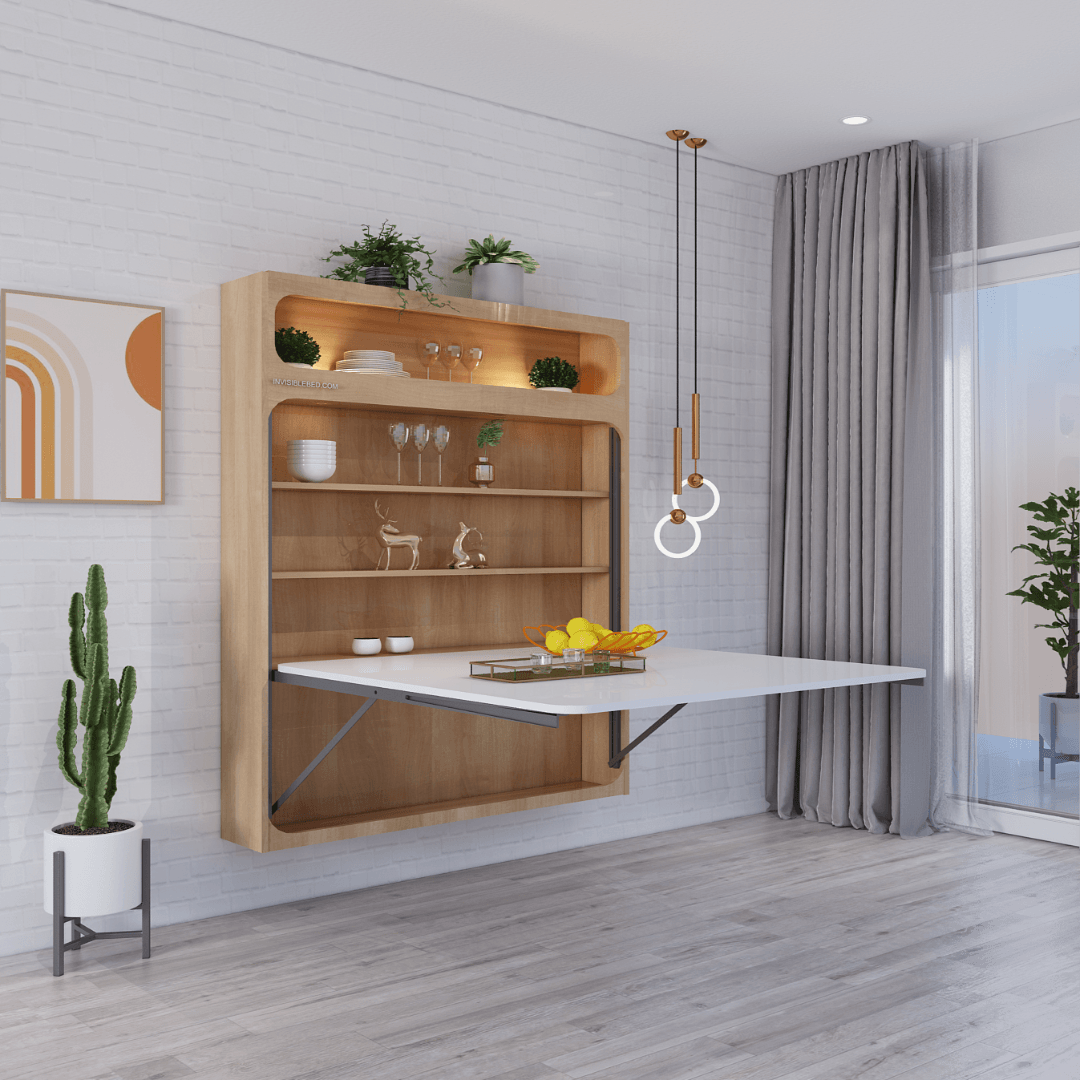 Virgo Wall Mounted Dining Table (4x4) – InvisibleBed.com