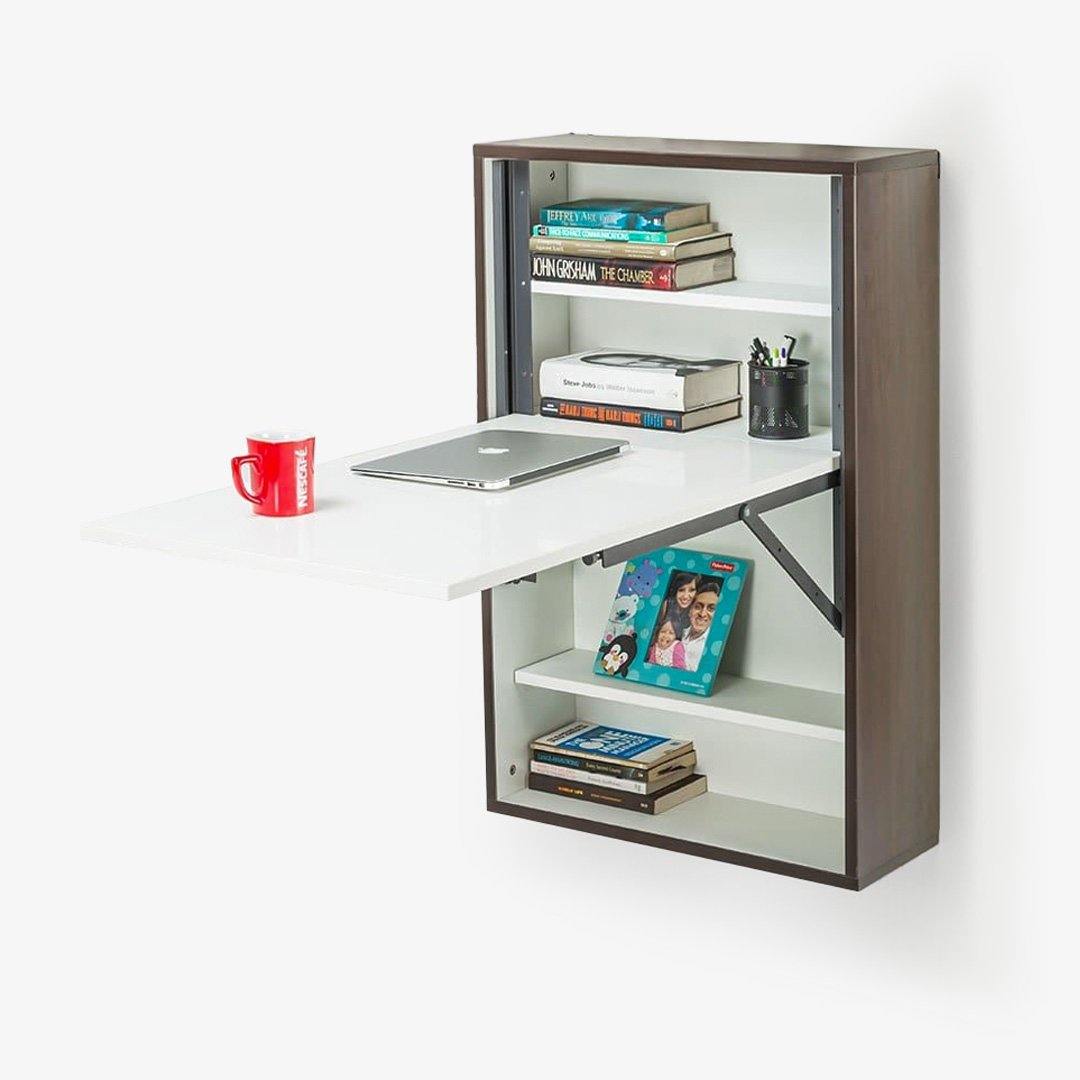 Rigel Wall-Mounted Slideup Table with Storage – InvisibleBed.com